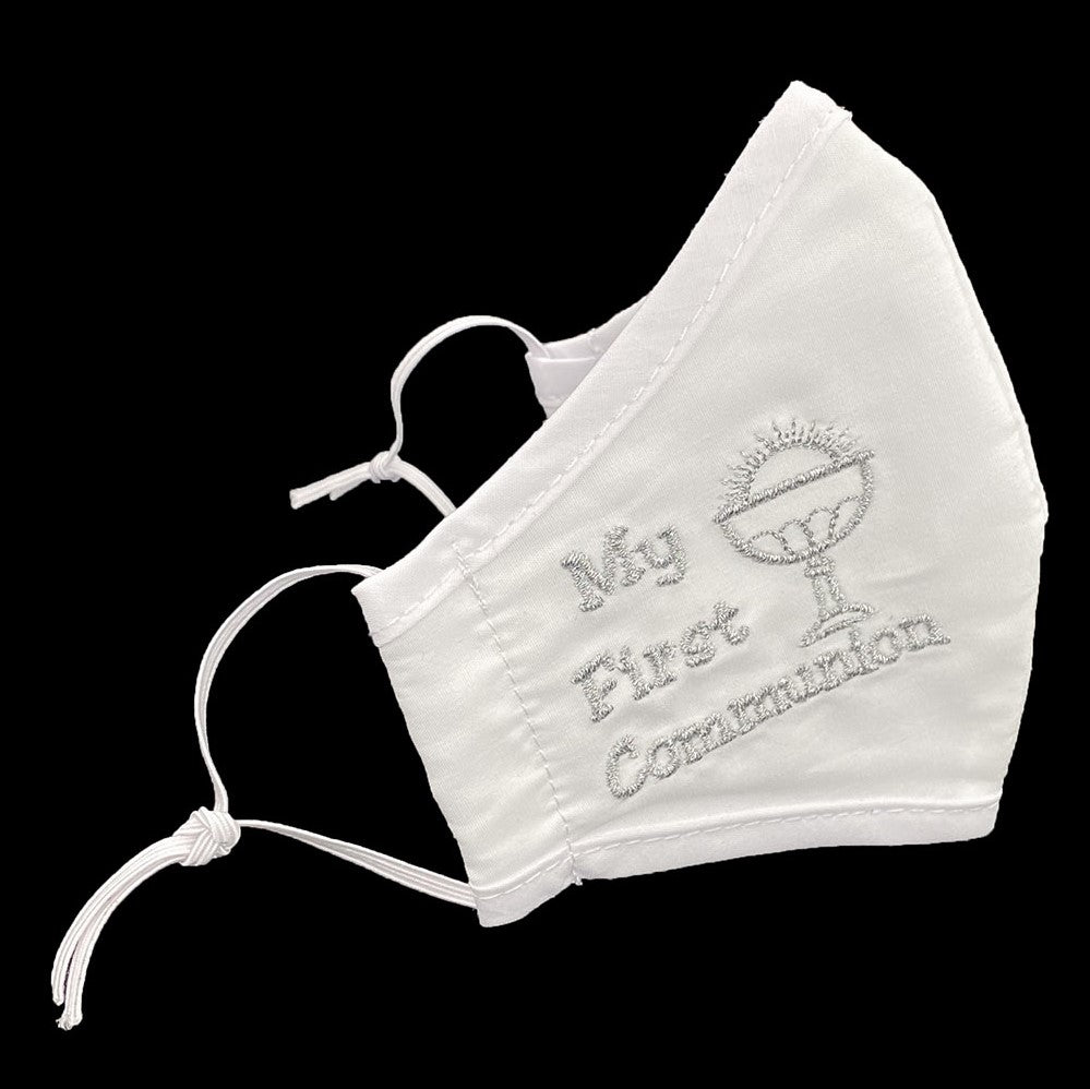 CM36 White Communion Mask (kids size) – Leanaí Athlone